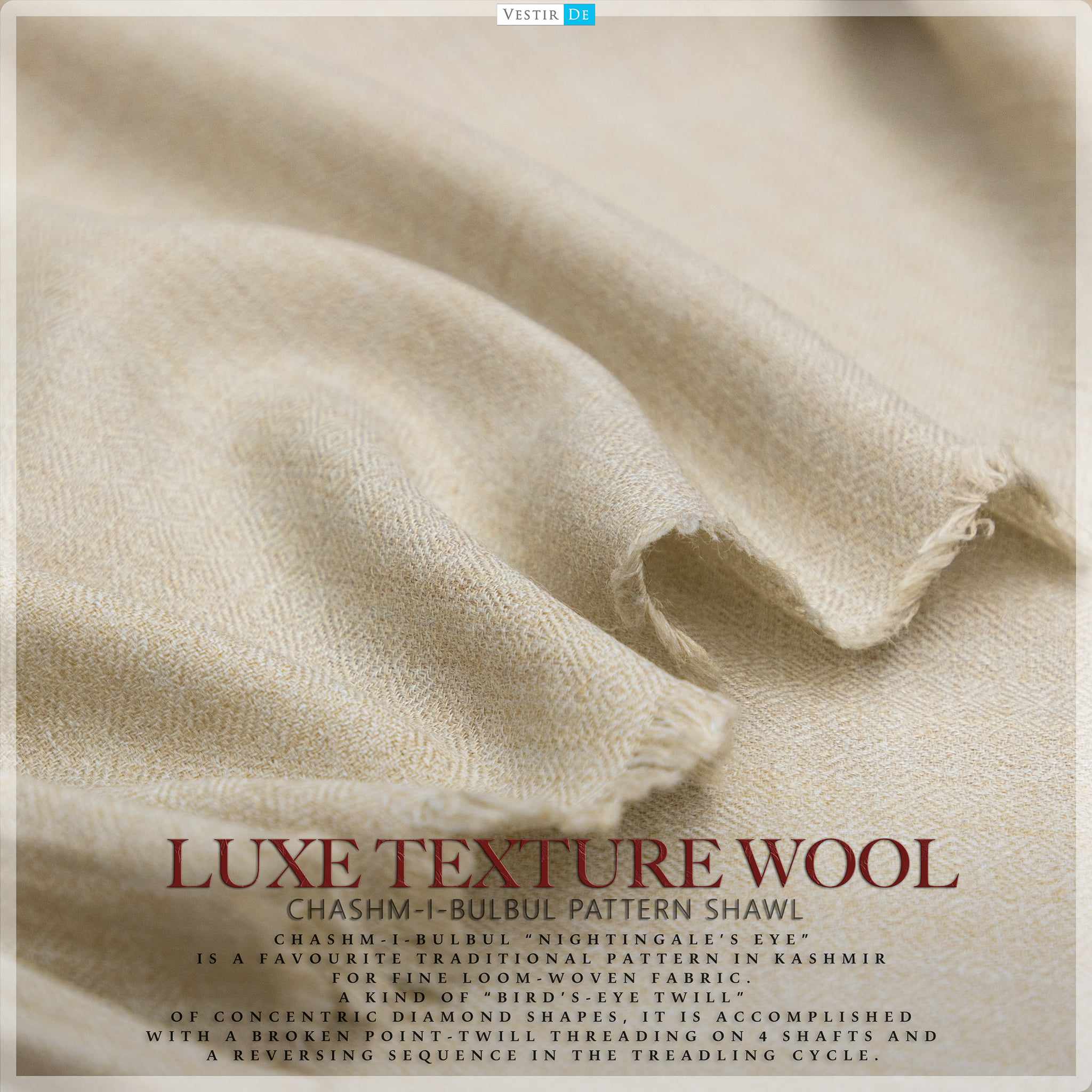 Luxe Texture Wool Shawl – Vestir De