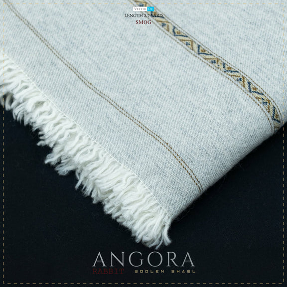 Angora Rabbit Woolen Shawl – Vestir De