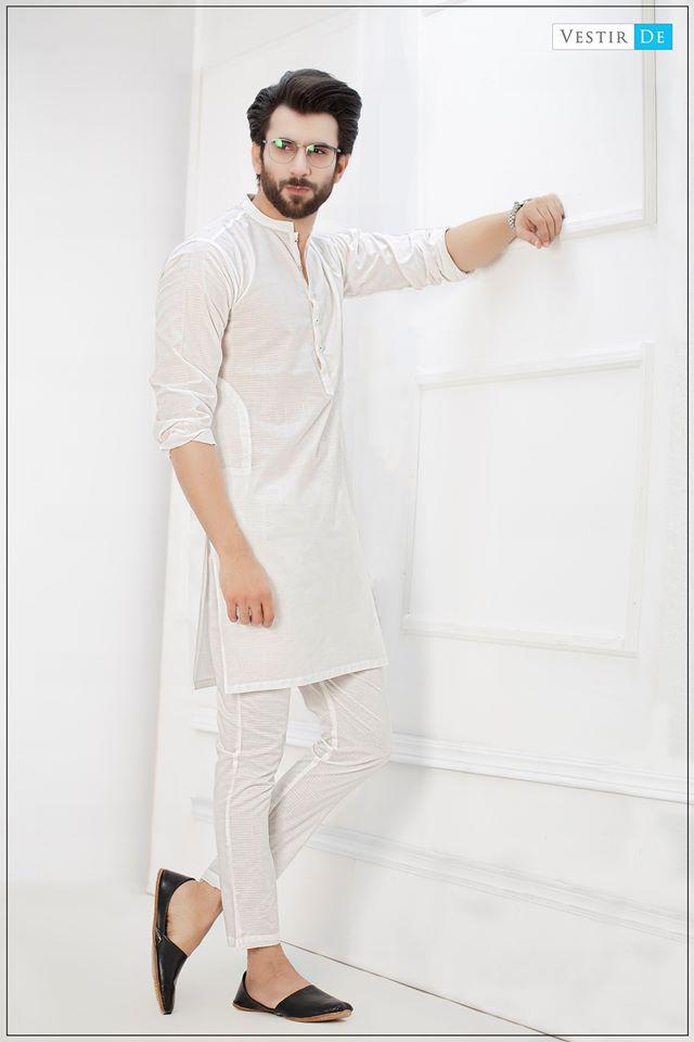 Creamy Texture Kurta With Trouser – Vestir De